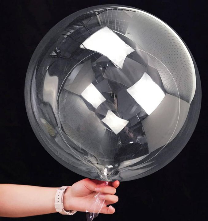 1 pcs 12 inch Clear round Bubble BOBO Balloon for use balloons Birthday ...