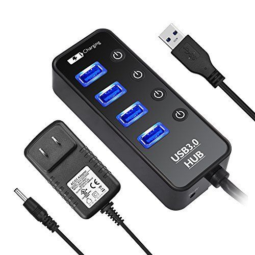 USB 3.0 Hub 4 Ports High Speed usb 3.0 port Hub Splitter Fast Data Transfer USB Hub Extender ...