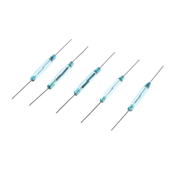 lights 5pcs 4x28MM Green tube silver pin Reed Switch Sensor Normally ...