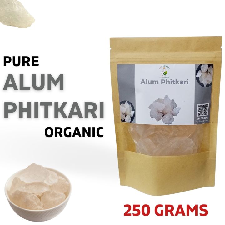 Organic Alum Phitkari (Sabut) Best for Skin, Pimple & Acne Treatment ...
