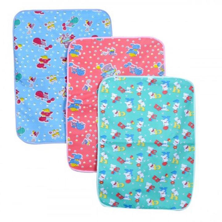 Pack of 3 Baby Changing Mat Bed Protector Waterproof Urineproof Baby ...