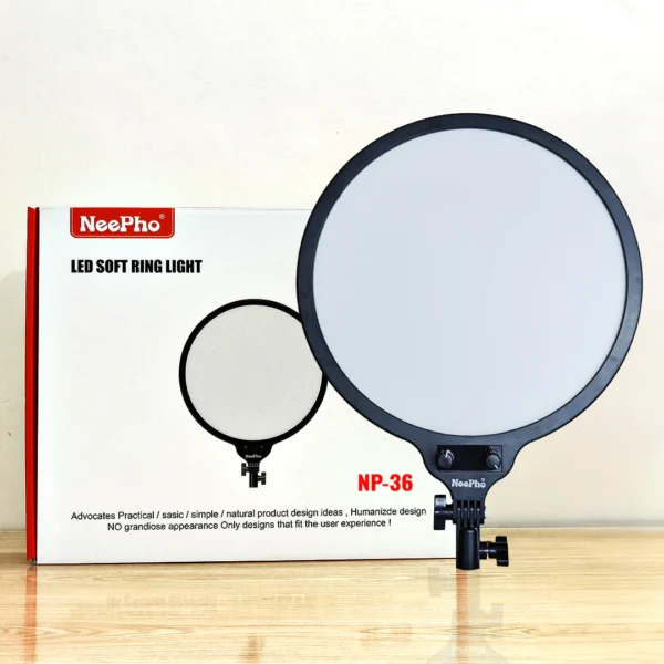 Transform Your Selfies and Streams Using the Neepho NP-36 Soft LED Ring ...