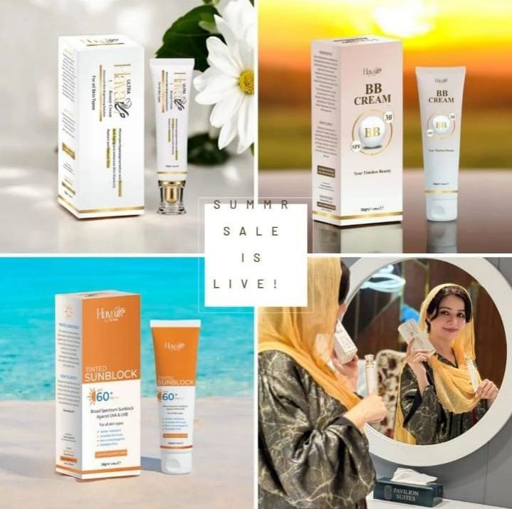 Haya by Rabi 4 in 1 Hot Deal Bundle Complete Skincare Set Brightening ...