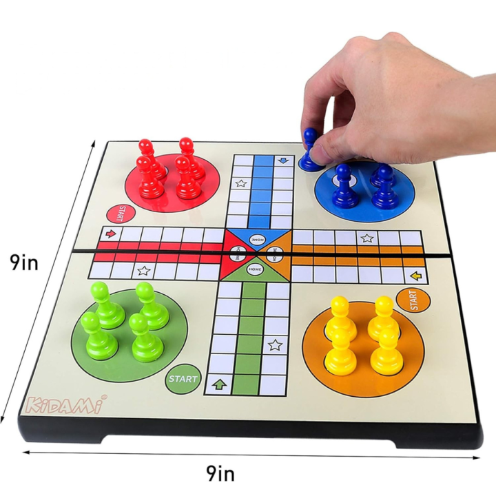Ludo - Magnetic Ludo - Ludo Borad - Foldable Ludo - Premium Quality ...