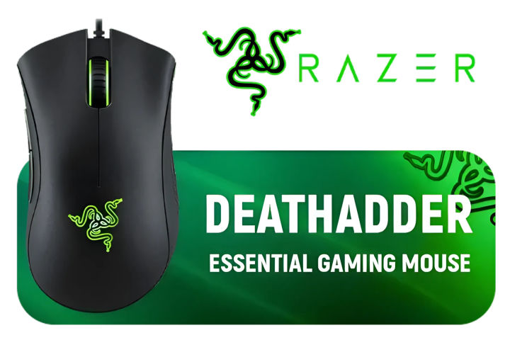 Razer DeathAdder Essential Mouse Super-light Design Rgb Light 8500 Dpi ...