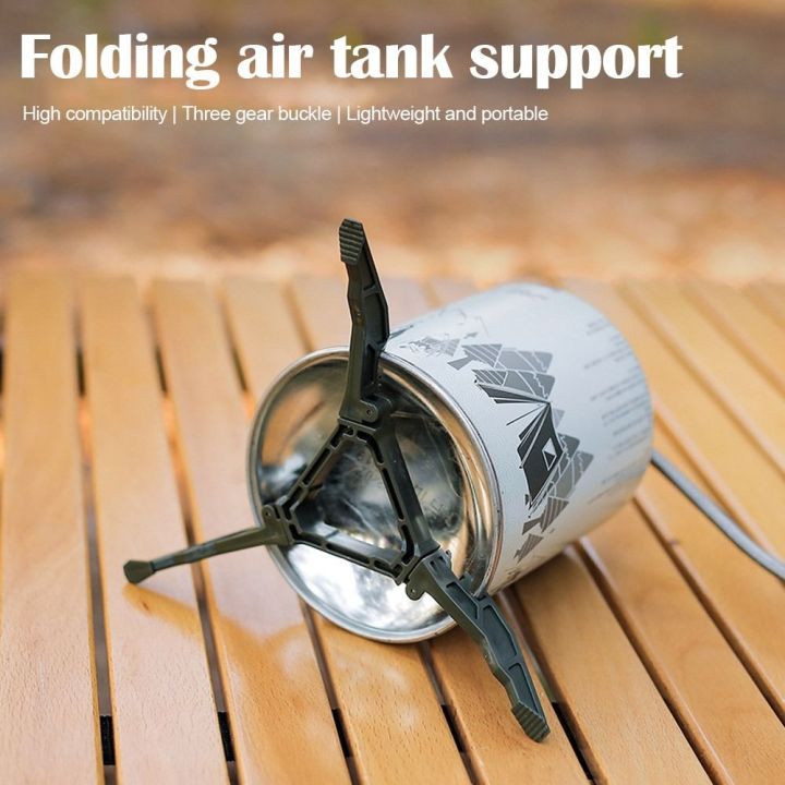 Multi-purpose Camping Outdoor Can Tank Tripod Bottle Shelf Gas Canister ...
