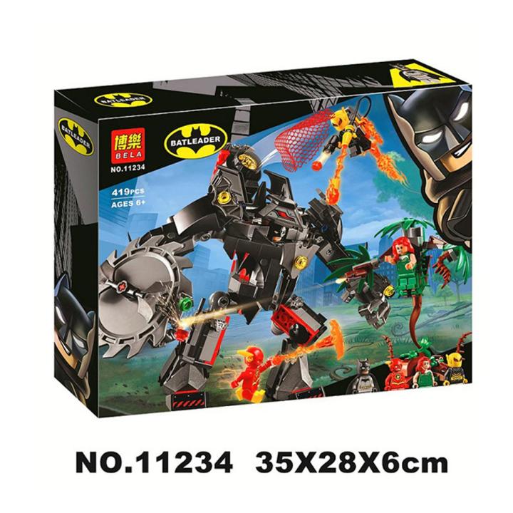 DC Super Heroes: : Batman Mech vs Poison Ivy Mech Building Blocks ...
