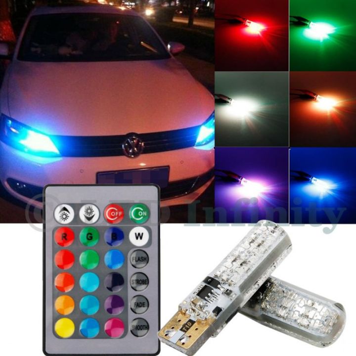 Multi LED Bulb Parking l Car Remote Control Headlight Parking Bulbs ...