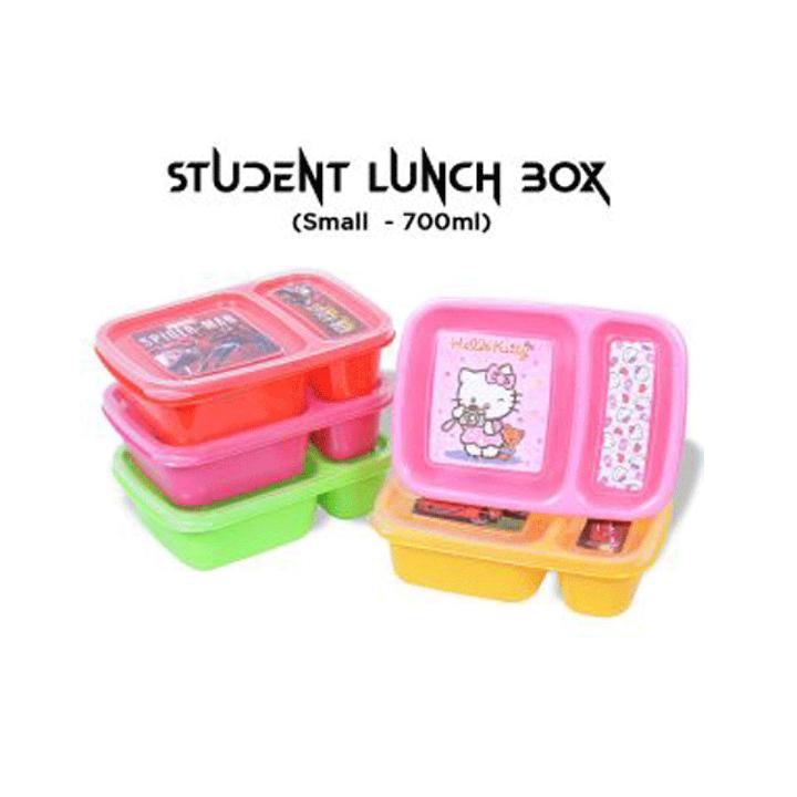 Student Lunch Box Small 700ml, Lunch Box with two portions/Compartments ...