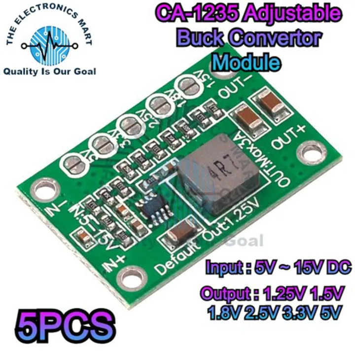 5PCS CA-1235 CA1235 Adjustable Buck Convertor Module Step Down Power ...