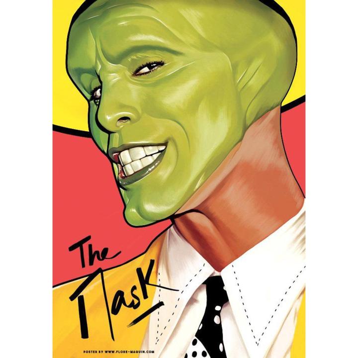 The Mask Movie Posters Movies 2.0 Vinyl Paper Quotes Vintage ...