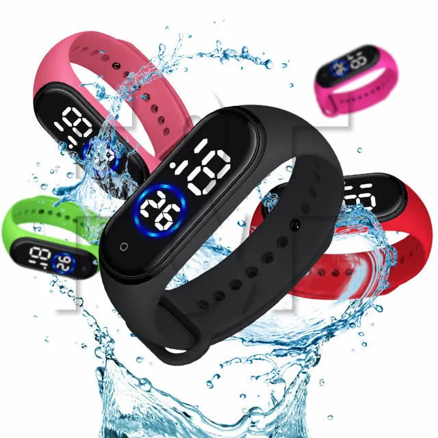 Boys Digital Watches Led Touch Screen Sport Watch Stylish Outdoor ...