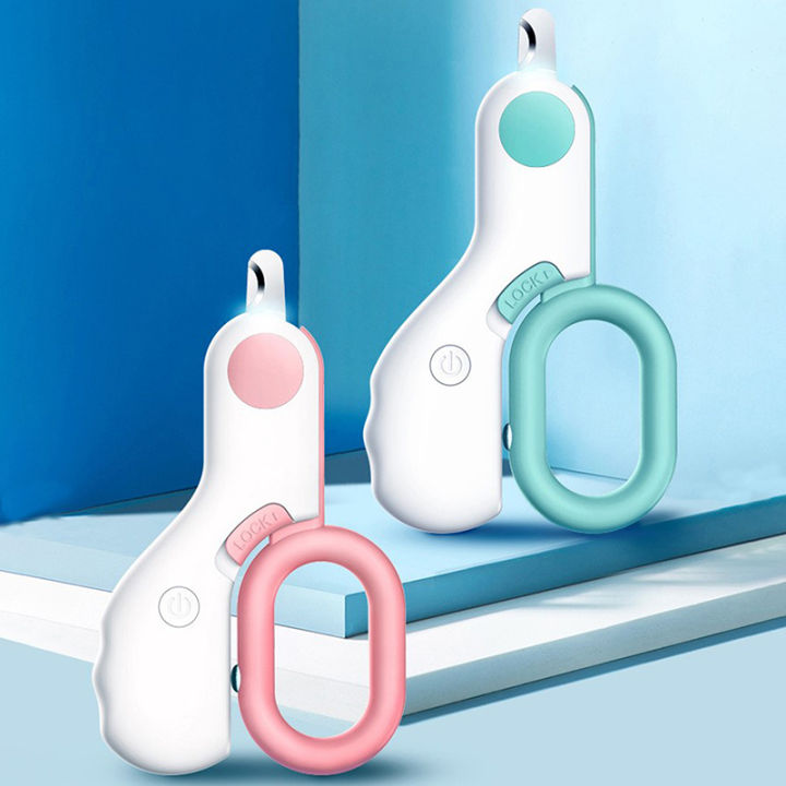 Professional Cat Nail Clipper Cat Cutter Scissors with Light Pet Nail ...