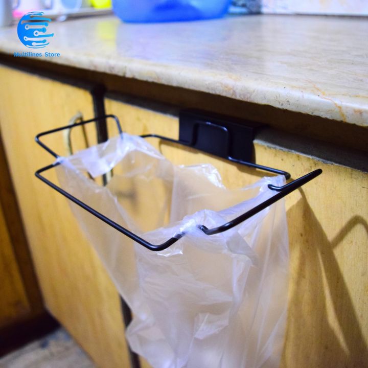 Premium Quality Metal Trash Bag Holder for Kitchen Cabinets Doors and ...