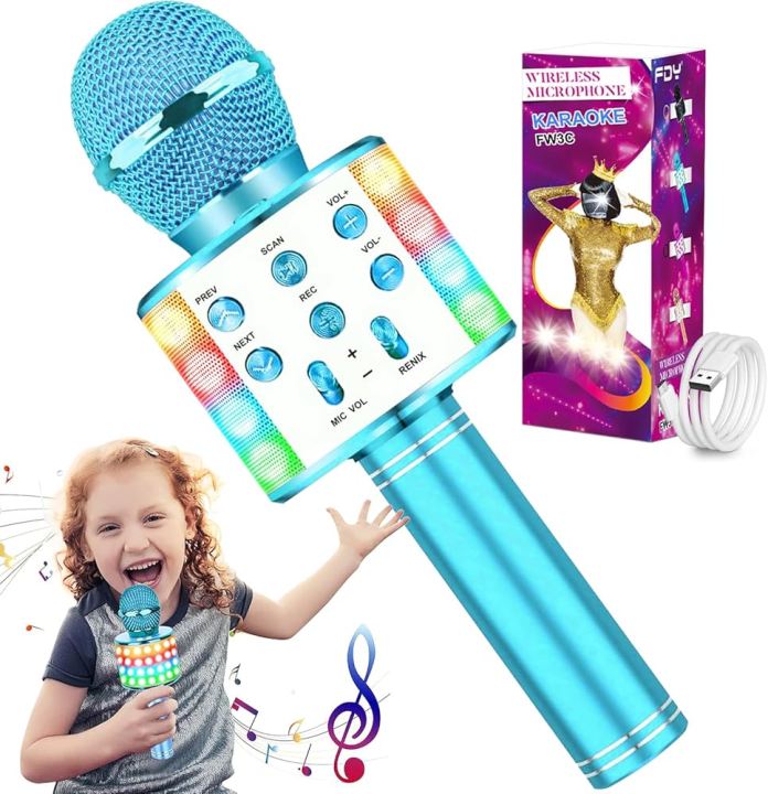 Sixonic WS 858 Portable Rechargeable Wireless Bluetooth Microphone ...