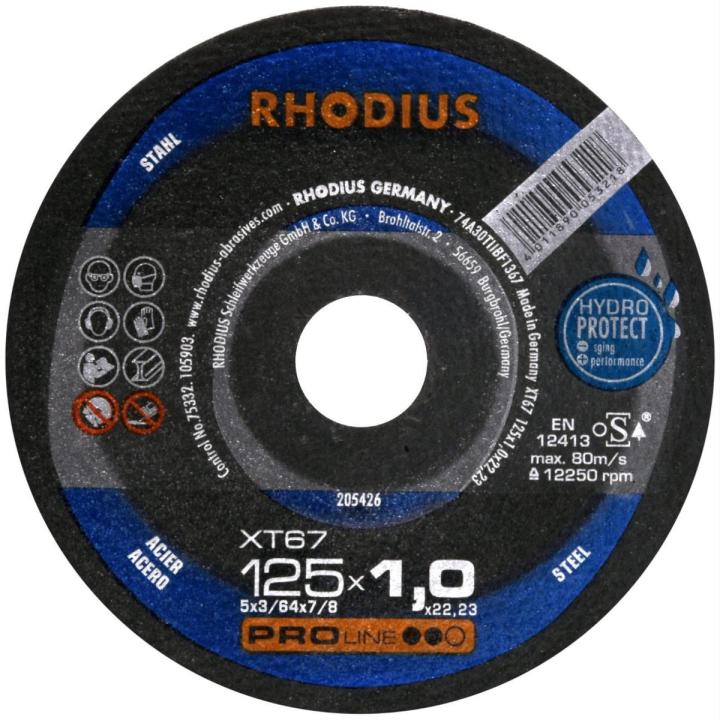 Rhodius original metal cutting disc 125mm x 1mm/ Size 5 inch | Daraz.pk