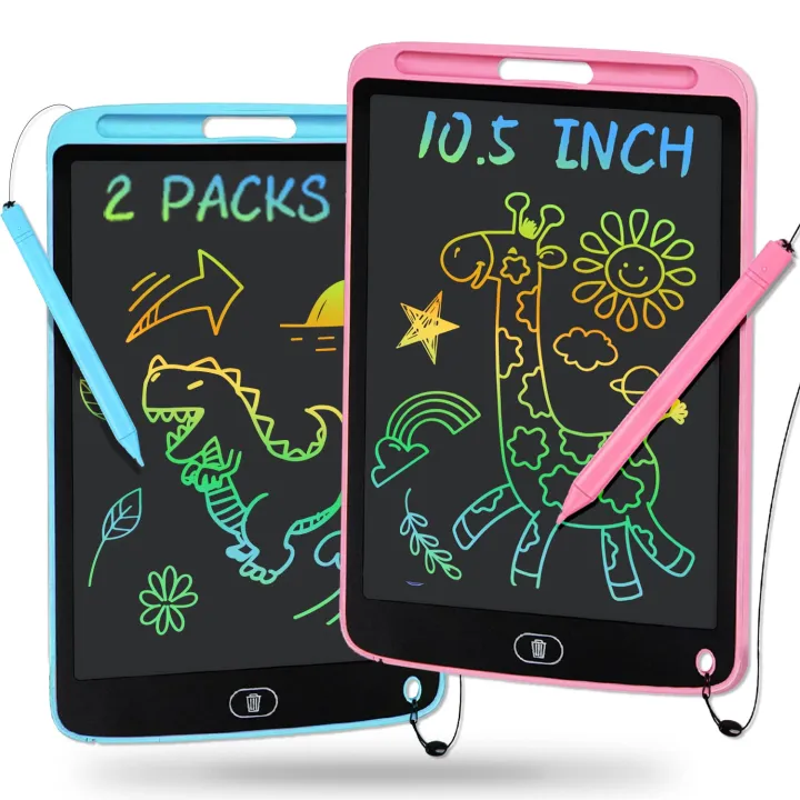 Cute Lcd Battery Operated Writing Pad With Stylus For Kids Learning and ...
