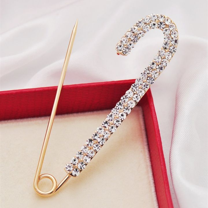 Elegant Metal Pin Safety Pin Gold Color Large Jeans Buckle Silver ...