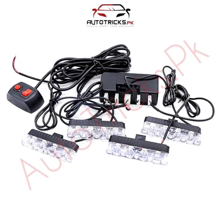 4X4 Grill LED Police Flasher Light | Daraz.pk