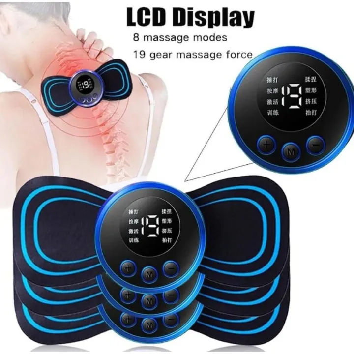 EMS Electric Muscle & Body Massager | Portable Cervical & Muscle EMS ...