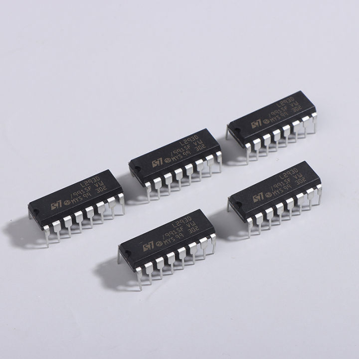 5Pcs L293 L293D DIP DIP16 DIP-16 IC Motor Driver Drive Chip PAR Push ...