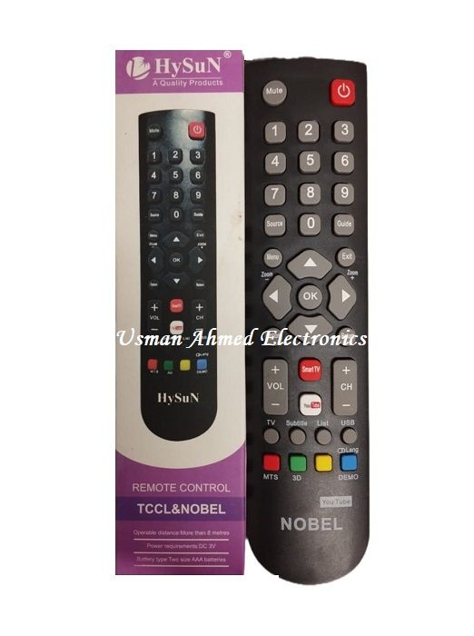 TCL Remote Control for Smart LED TV with YouTube Button | Daraz.pk
