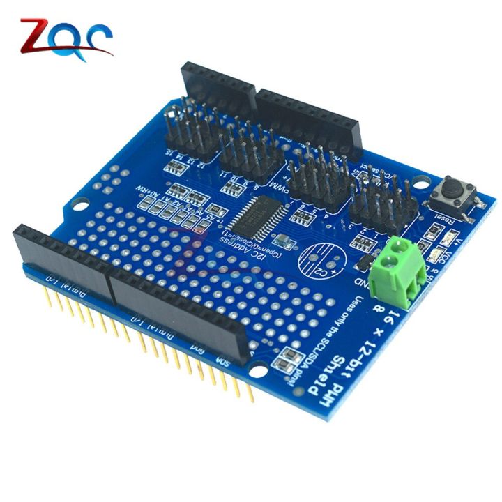 Servo Shield 16 Channel 12-bit PWM Servo Driver-I2C interface PCA9685 for Arduino Raspberry Pi ...