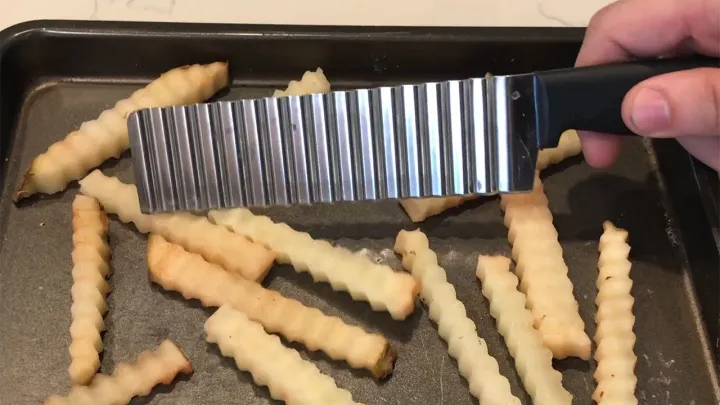 French Fry Cutters Stainless Steel Wave Knife Potato Cutting Machine ...
