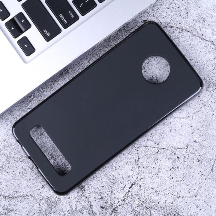 Motorola Moto Z4 Play/ Motorola Moto Z4 Case Soft TPU Cover Camera Bump ...