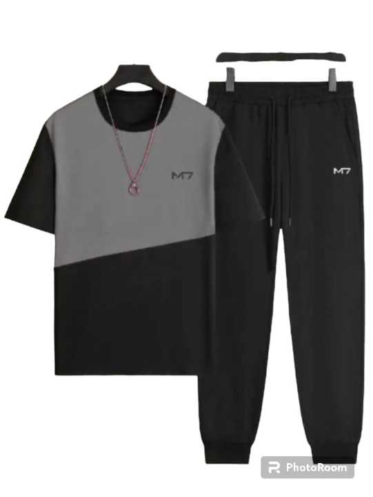 Party Track suits T-shirt & Trouser For Men Half Sleeves Tshirt WIth ...