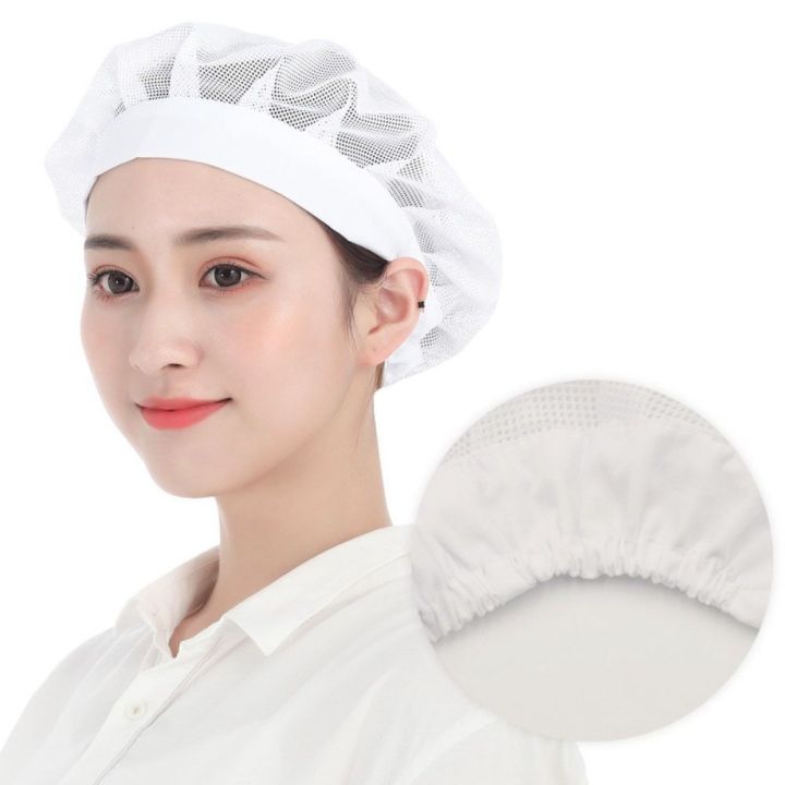 Dustproof Restaurant Canteen Bakery Headwear Adjustable Mesh Catering ...