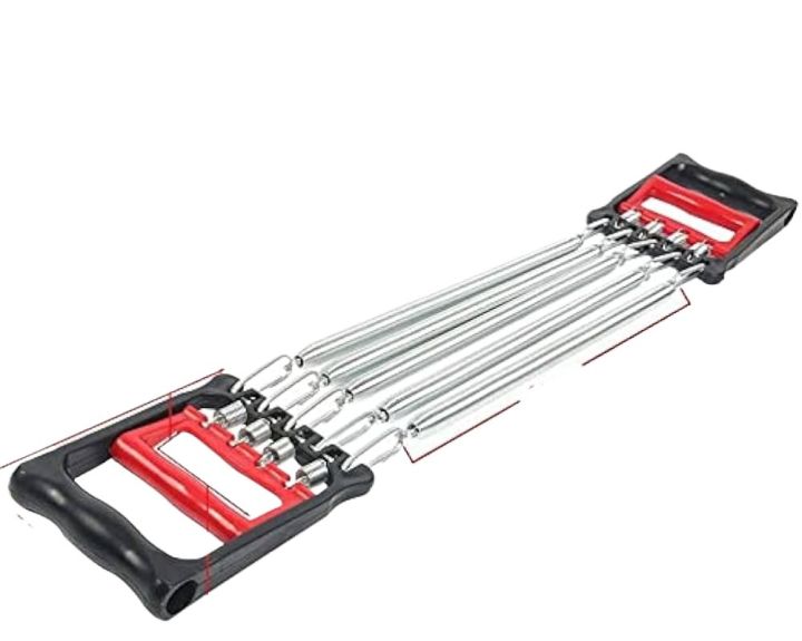 Chest Expander 3-in-1 Fitness Spring Exerciser Tummy Trimmer | Daraz.pk