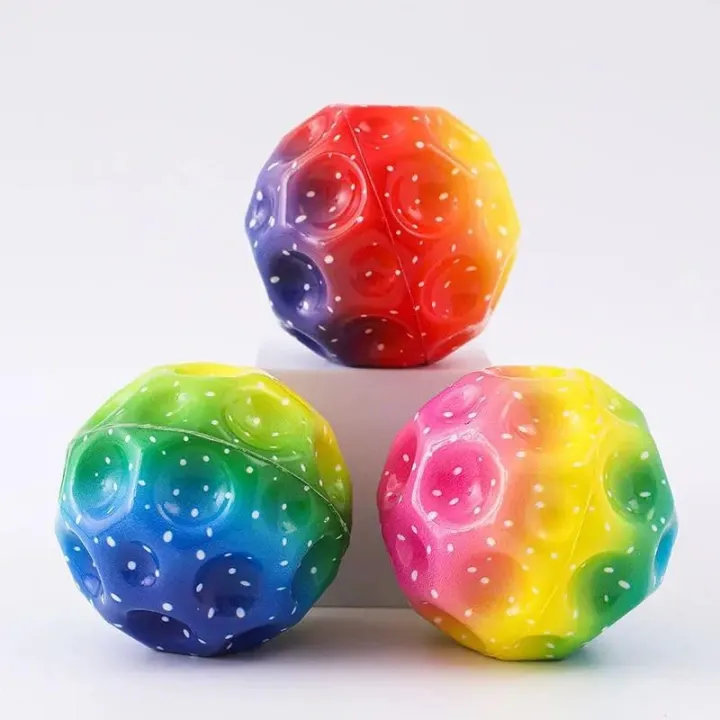 Moon Ball Pack of 3 Pieces Original Gravity Defying Ball Hyper Bouncy ...