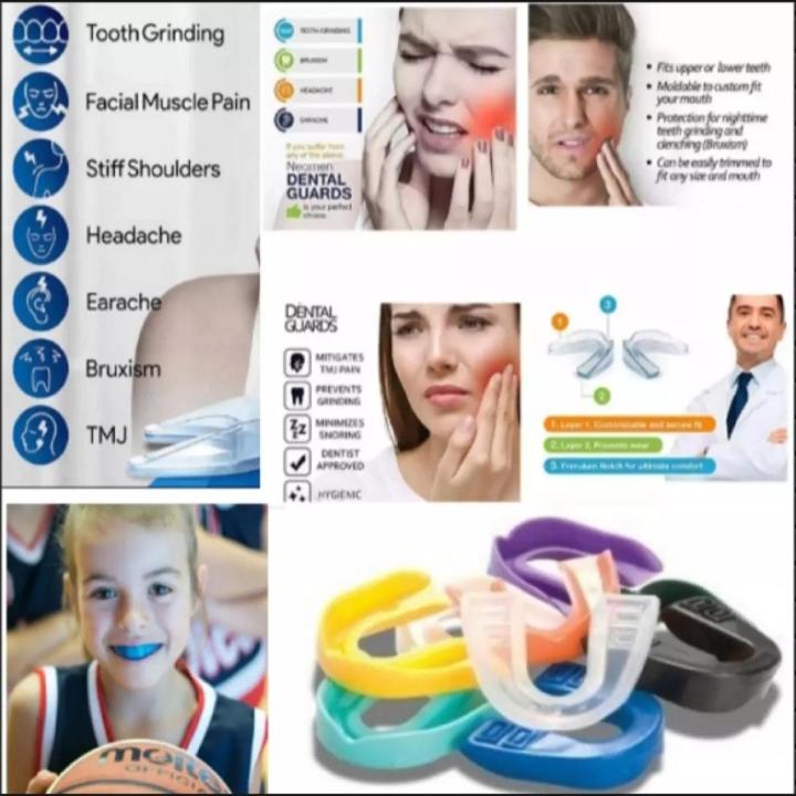 Dental Mouth Guards custom fit 3 in 1 Bruxism teeth Night Guard TMJ ...