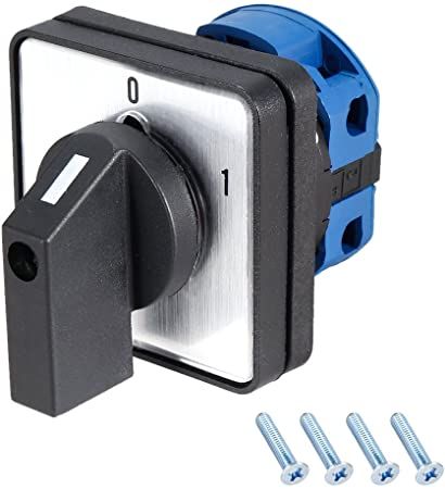 Cam switch 2 position 4 terminal rotatory switch 20 Amp | Daraz.pk
