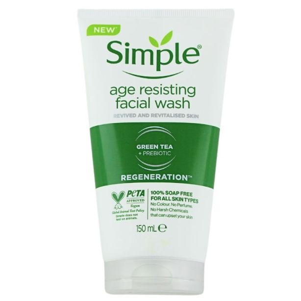 Simple Regeneration Age-Resisting Facial Wash | Anti-Aging & Hydrating ...