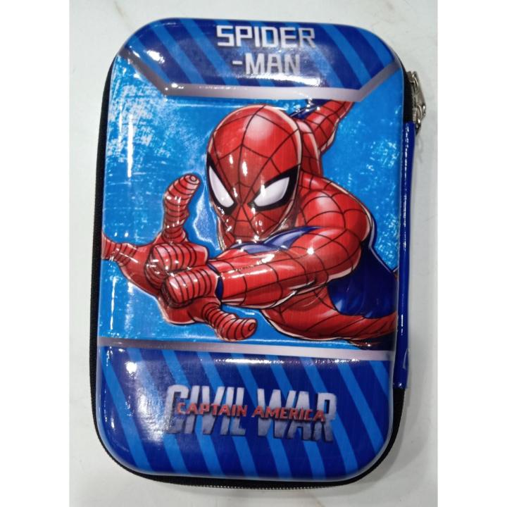 SpiderMan pencil case Captain America pencil case McQueen pencil case ...