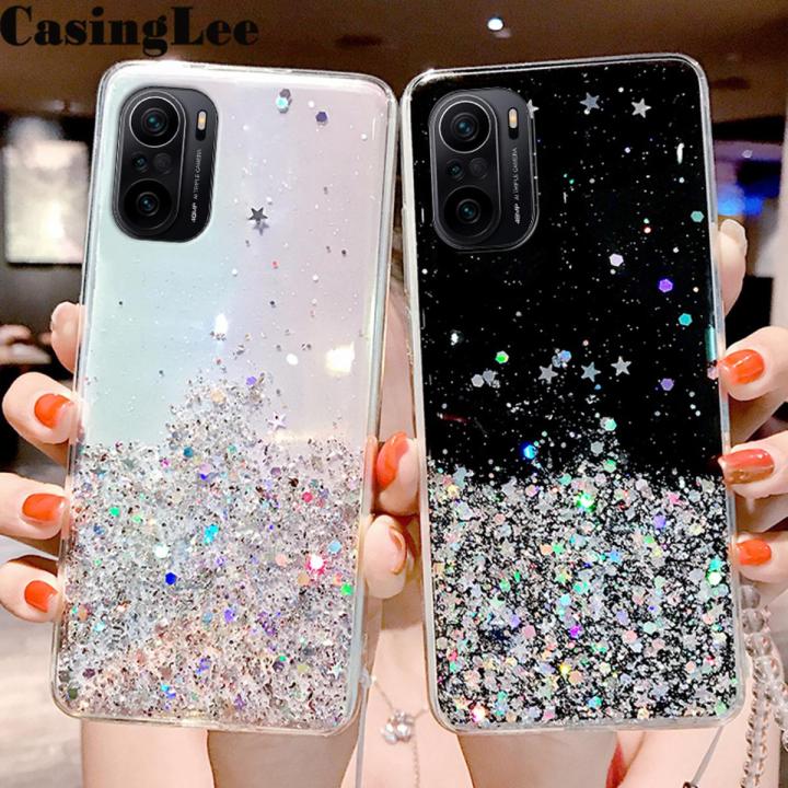 Casinglee For Redmi Note 10 case Full Stars Moon Glitter Bling Sequins ...