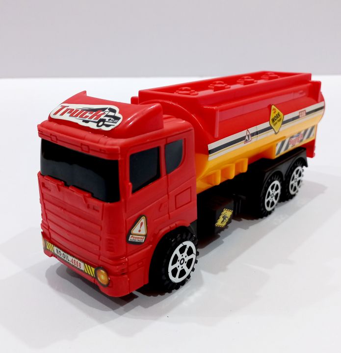 Oil Tanker Toy Truck Plastic Color May Vary | Daraz.pk