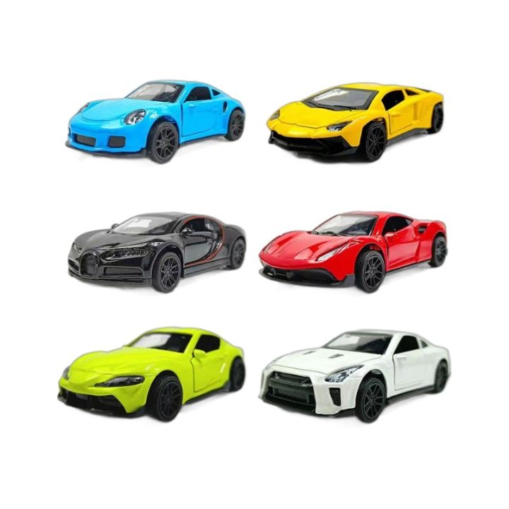 Full Metal Cars Toy Open Door Vehicles Mini Die cast Pull Back Mini Car ...