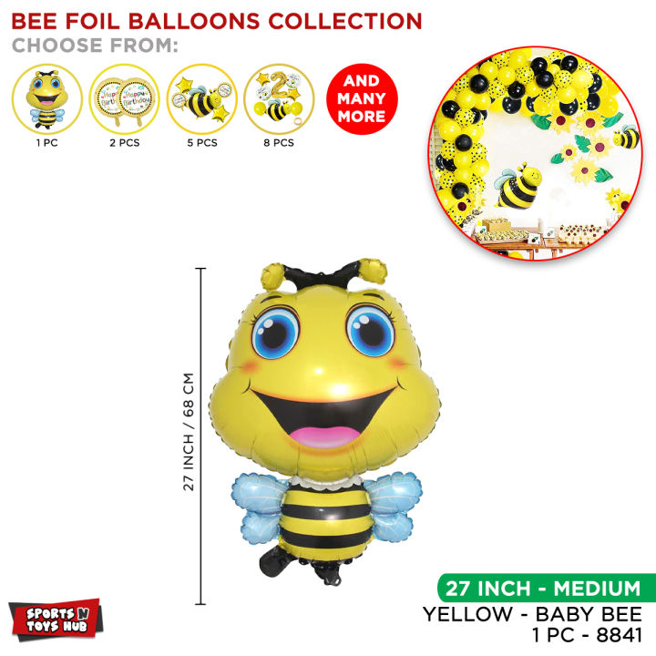 Honey Bee & Insect Foil Balloon Collection, Party Supplies, Kids Happy Birthday & Baby Shower ...