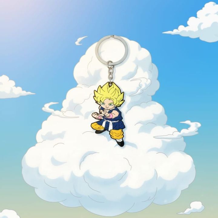 Anime Goku Keychain - Dragon Ball Z Collectible Keyring for Fans | Daraz.pk