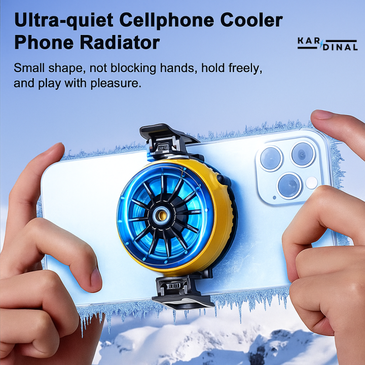 DLA6 Mobile Phone Radiator Phone Coolling Fan Case Cold Wind Handle Fan ...