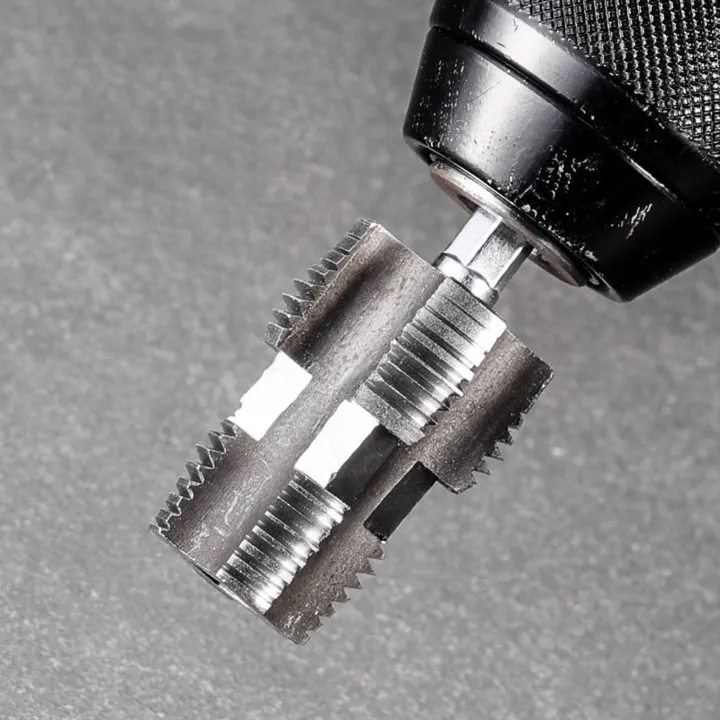 PVC Pipe Threader Tool 1/2" 3/4" Water Pipe Threading Hexagonal ...