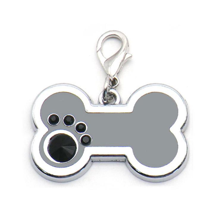 Dog Tag Bone Shape Pet Metal ID Tag | Daraz.pk