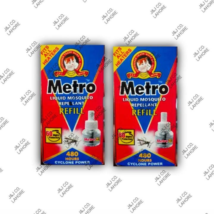 Metro Mosquito Killer Liquid Repellant Refill 2-Pc Pack (60 Night 45ml ...