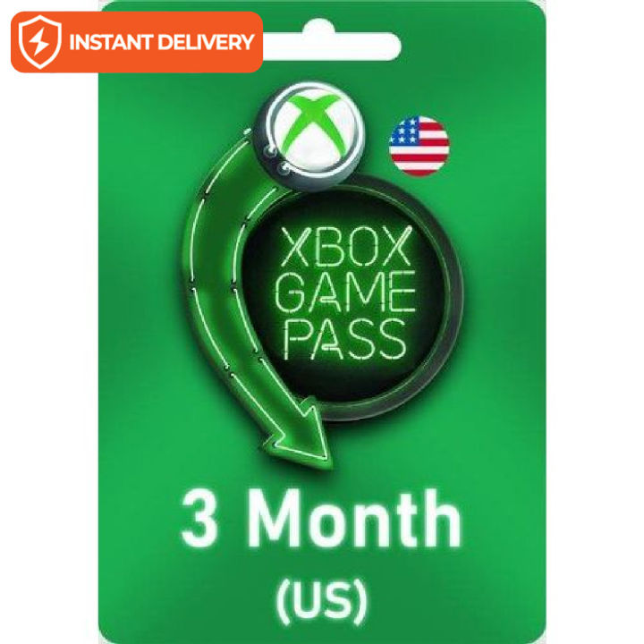 Xbox Game Pass 3 Month US Instant Email Delivery of Digital Codes ...