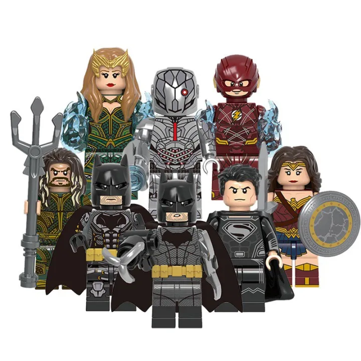 【Hot demand】New DC Jutice League Mera Batman Block Toy Minifigure Model ...