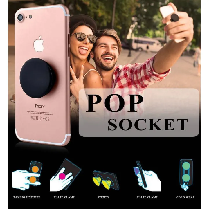 POP Phone Holder Expanding Stand Grip Original Pop Socket phone Mount ...