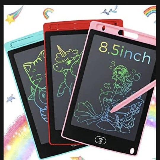 8.5" 10" 12" inches | Multi Color LCD Writing Tablet | For Kids | Multi ...